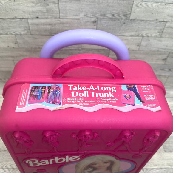 Barbie | Toys | 998 Mattel Barbie Vintage Takealong Doll Trunk Wpop Up ...